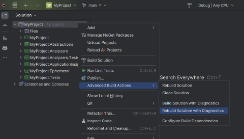 Optimizing C# code analysis for quicker .NET compilation
