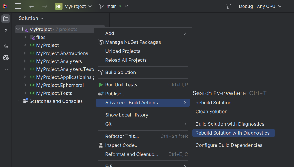 Optimizing C# code analysis for quicker .NET compilation